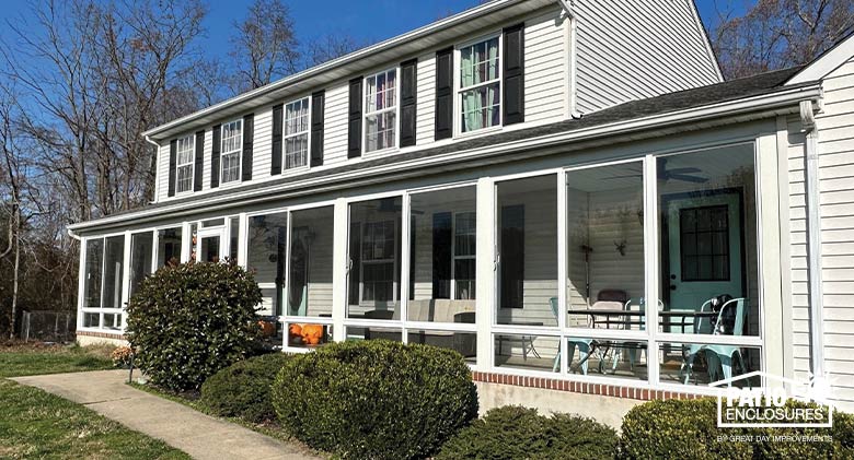 Cape Cod Enclosed Porch Enclosed Porch With Outdoor Deck. Oh And A